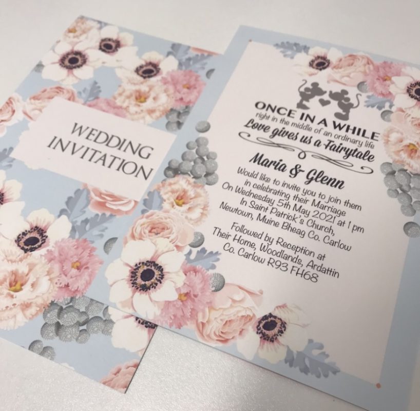 A5 Size Wedding Invitations – AK Designs